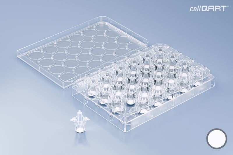 cellQART® Cell Culture Well Plates with Inserts