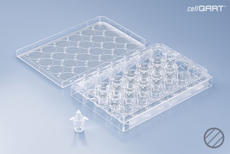 cellQART® Cell Culture Well Plates with Inserts