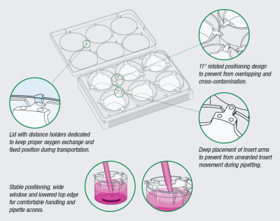 cellQART® Cell Culture Well Plates with Inserts